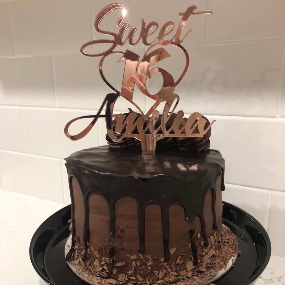 Sweet 16 Cake Topper - Weddings Wise