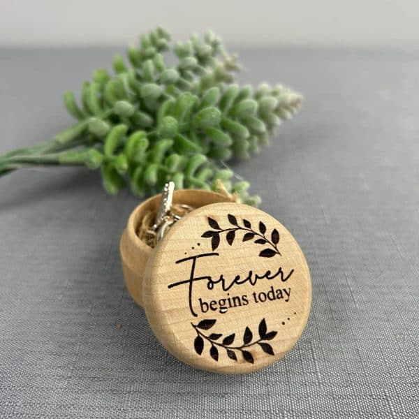 Forever Begins Today Ring Box - Weddings Wise